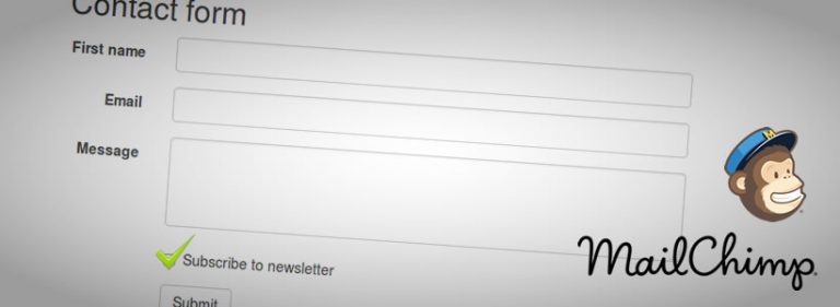 MailChimp subscribe box for contact forms | Web Development Blog